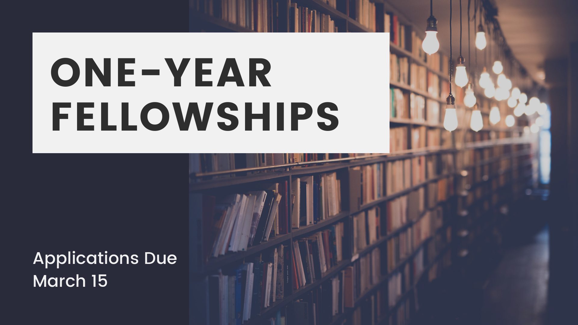 One Year Fellowships 2024 – 25 – Humanities Center