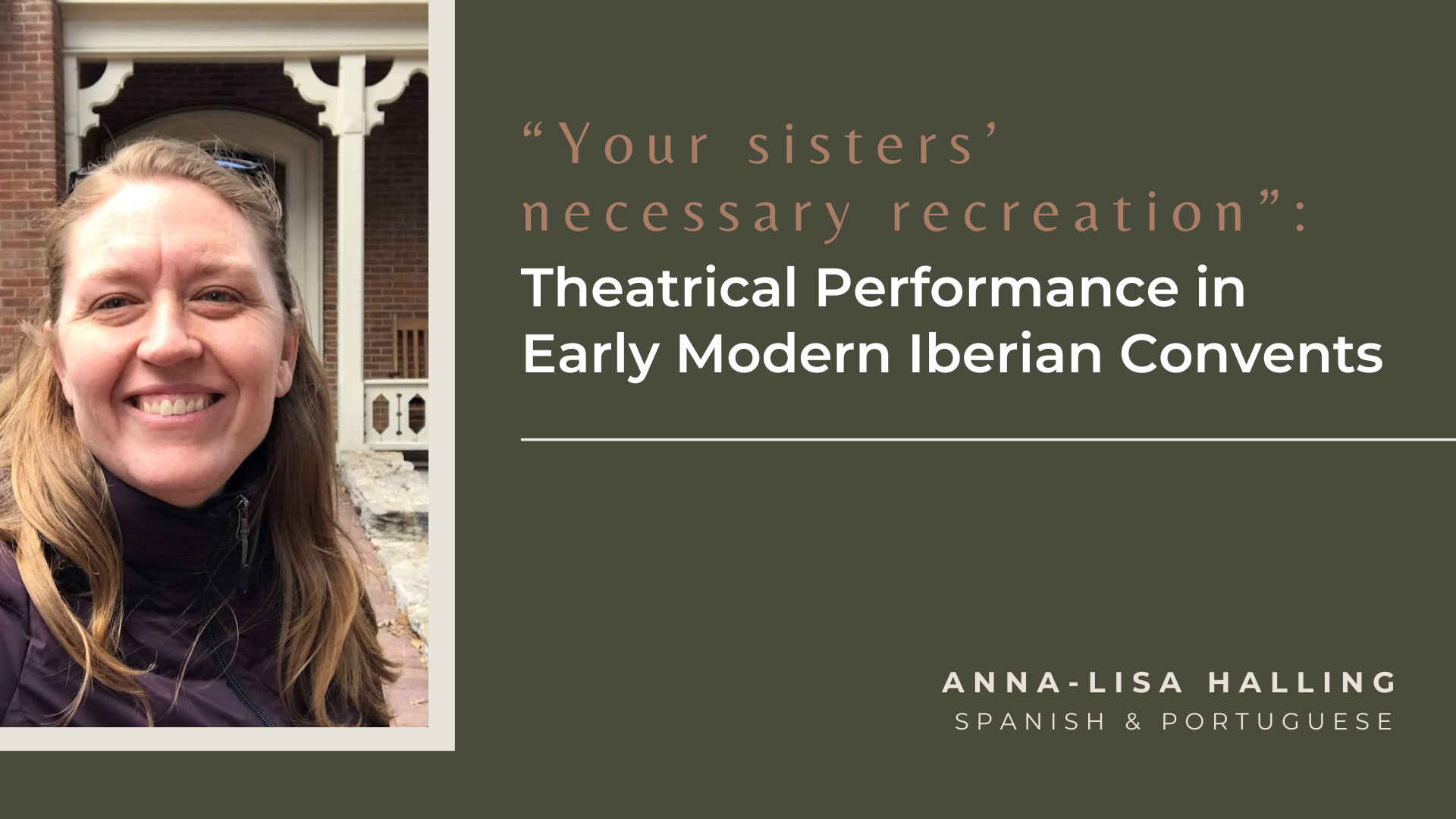 Colloquium: Anna-Lisa Halling – Humanities Center