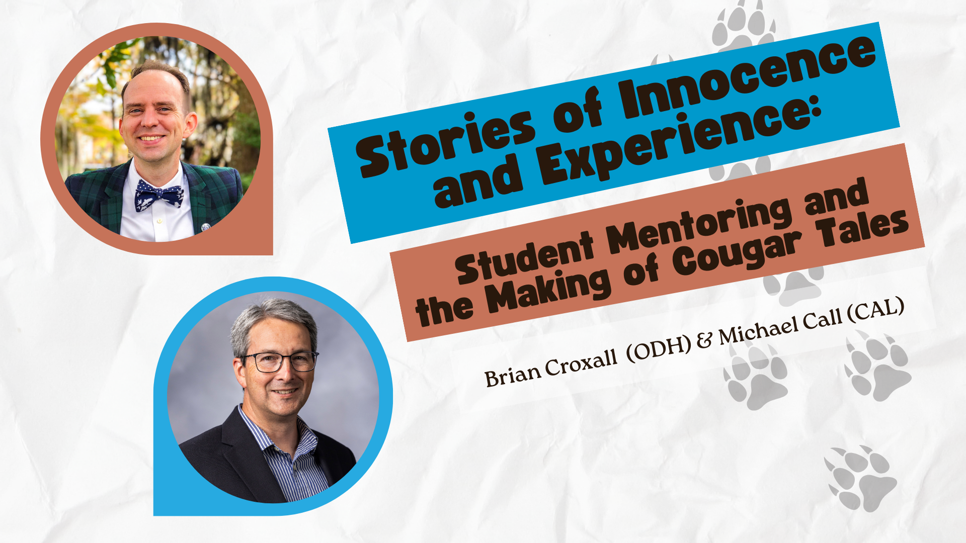 Colloquium: Brian Croxall & Michael Call – Humanities Center